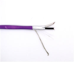 18/2 Stranded, Trane Cable, Shielded Plenum Purple 1000 Ft, Trane Temp ...
